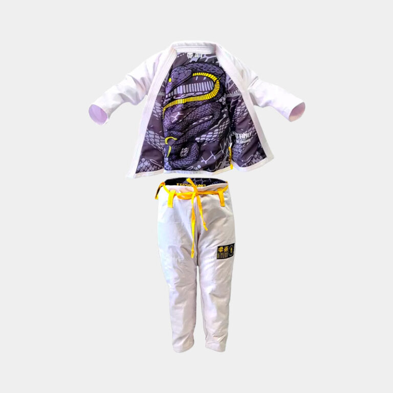 Kimono Gi Jiu Jitsu Snake Mamba Bjj - Espartano (Blanco) | MMA Espartano