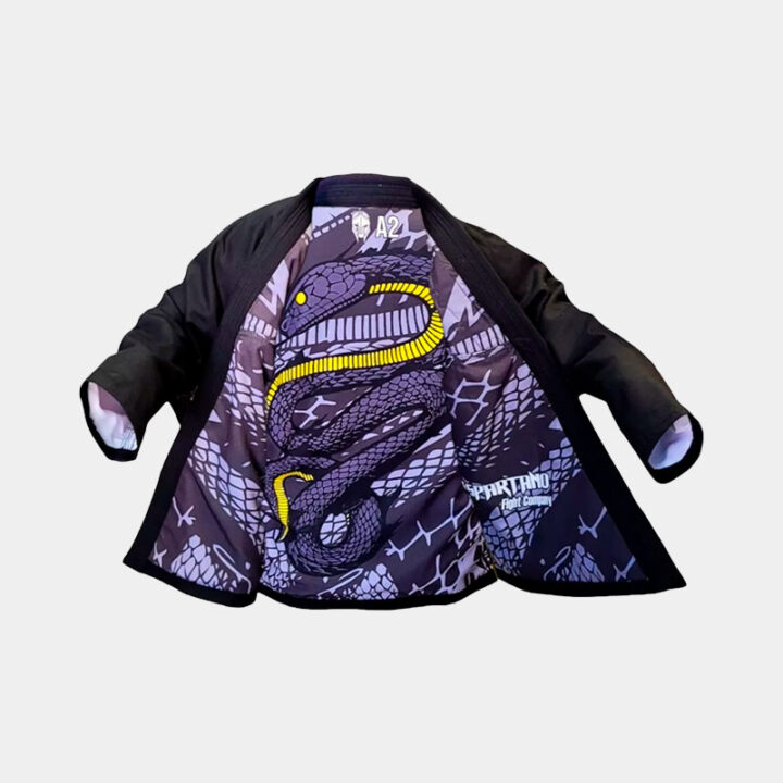 Kimono Gi Jiu Jitsu Snake Mamba Bjj - Espartano (Negro/Dorado) | MMA ...