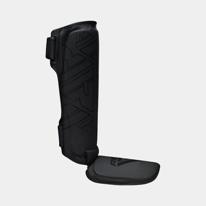 Protector Tibial Rigido - RDX F6 KARA Shin Guards (Negro) | MMA Espartano